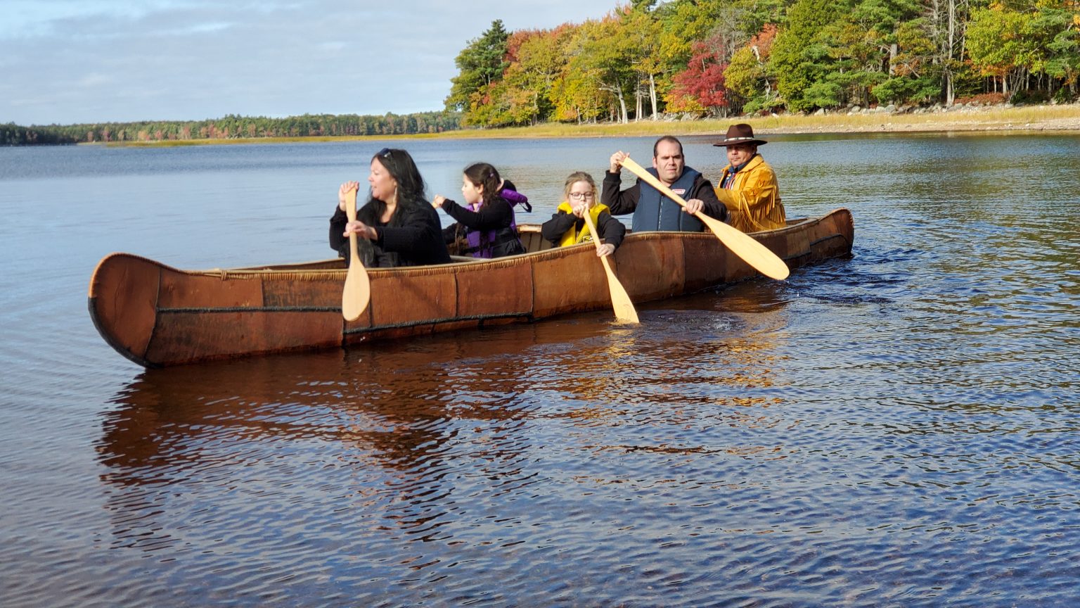 QCCR NEWS & UPDATES | Mi’kmaq canoe maker launches his largest build yet